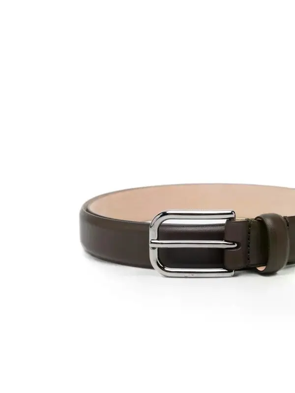 Giorgio Armani Buckle-fastening Leather Belt