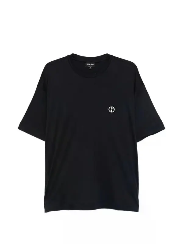Giorgio Armani Logo-patch Short-sleeve T-shirt