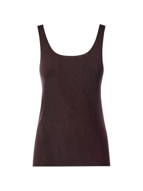 Pinko Ribbed-knit Wool Top