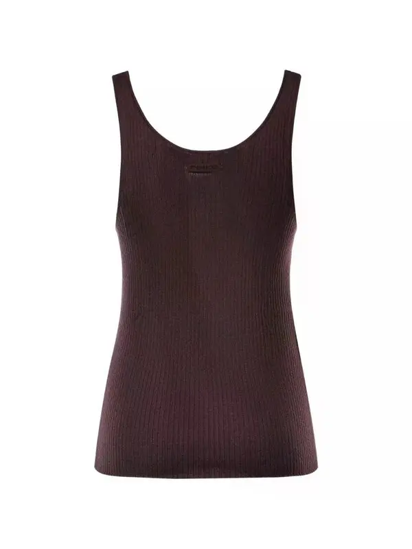 Pinko Ribbed-knit Wool Top