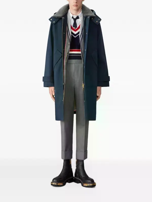 Thom Browne Cable-knit Vest - Grey