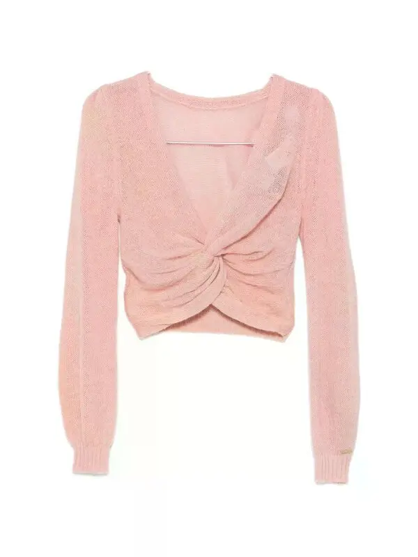 TWINSET Twist-detail Cropped Jumper