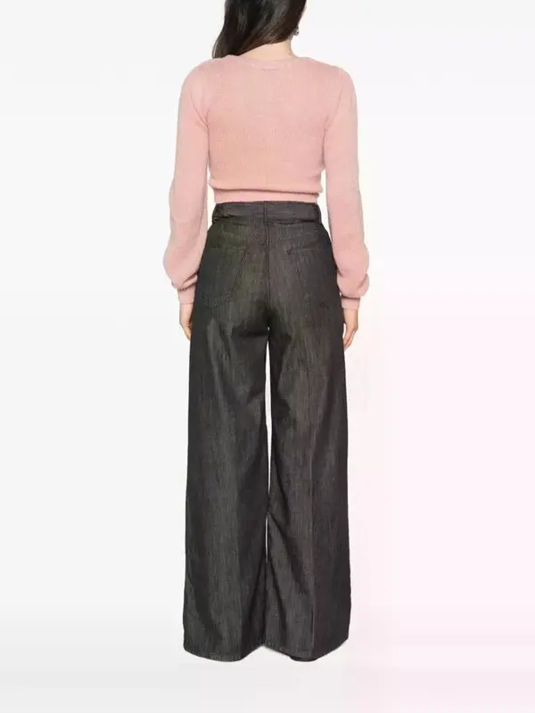TWINSET Twist-detail Cropped Jumper