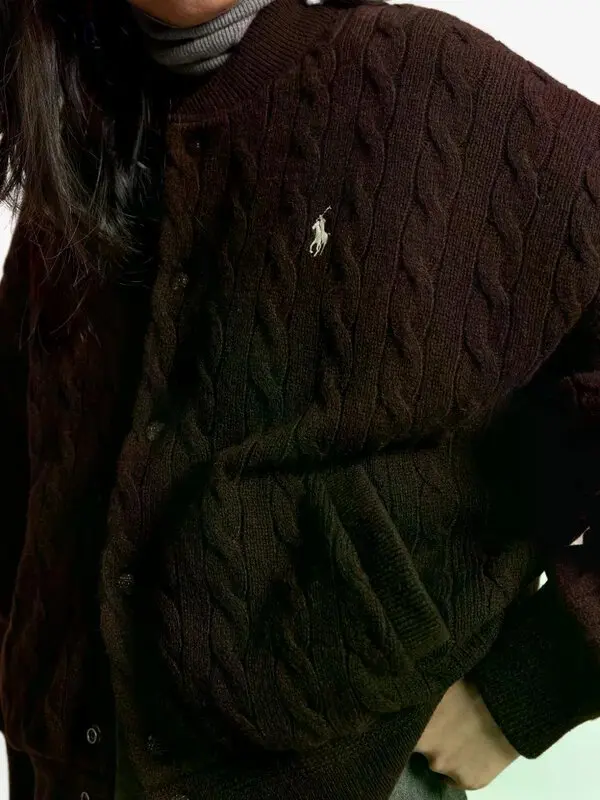 Polo Ralph Lauren Cable-knit Bomber Jacket