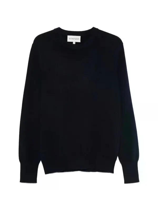 Eric Bompard Crew Neck Cashmere Sweater - Blue