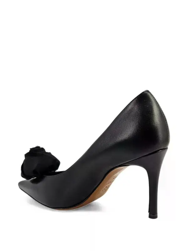 MADISON MAISON Floral Appliqué Pointed-toe Pumps