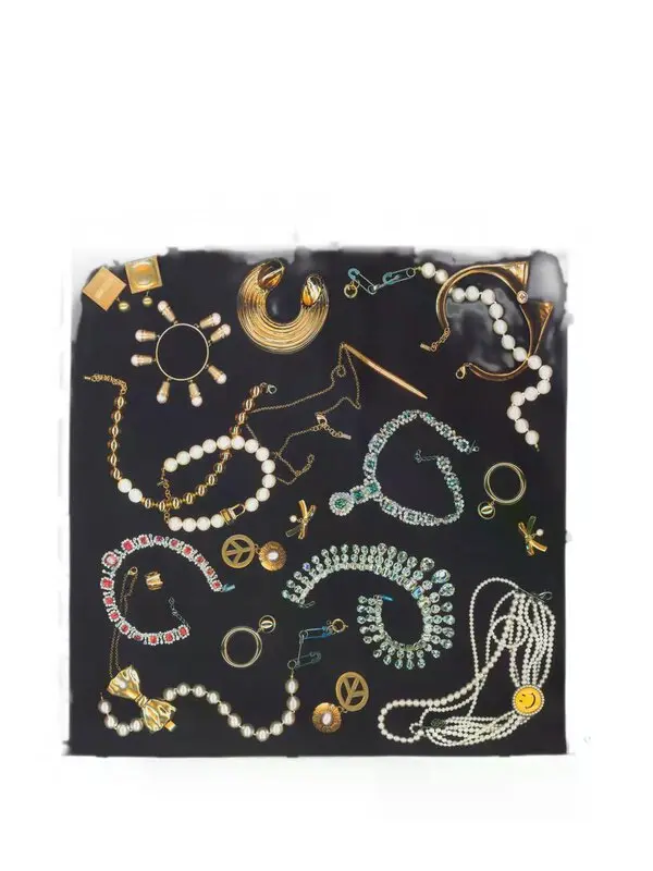 Moschino Graphic-print Silk Scarf