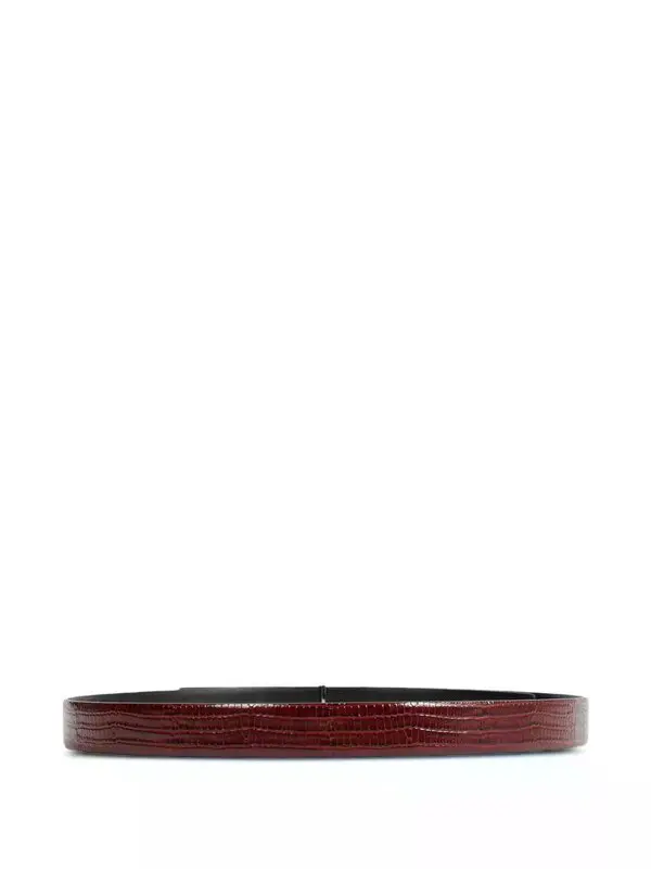 TOM FORD Printed Tejus Reversible Belt - Red