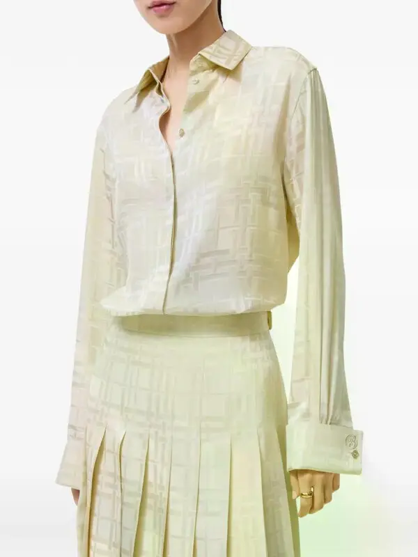 Burberry Plaid Silk Shirt