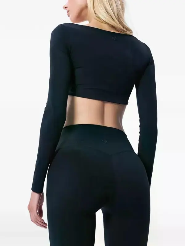 GOD SAVE QUEENS Ruched Long-sleeve Top
