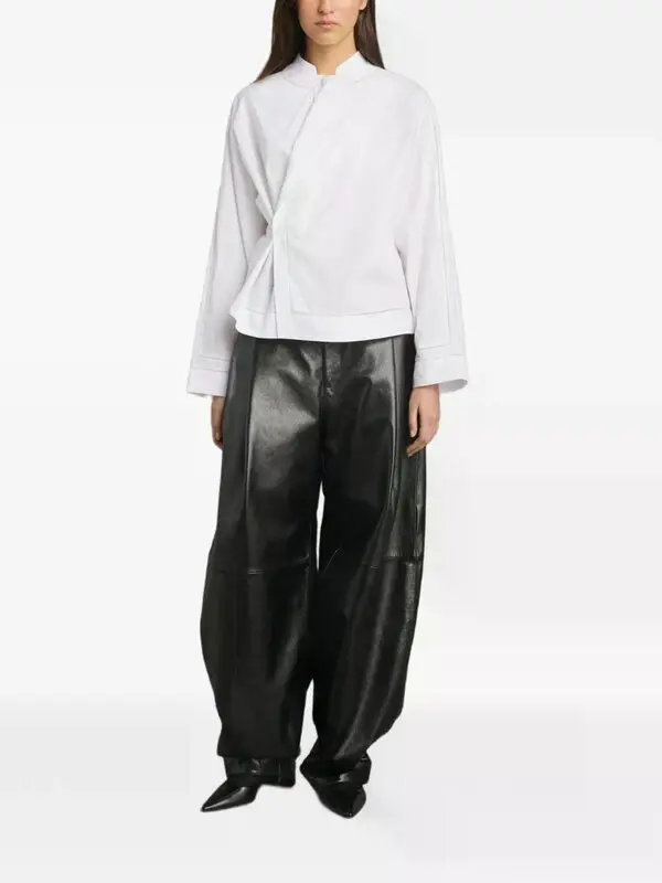 Soeur Lorraine Asymmetric-fastening Shirt
