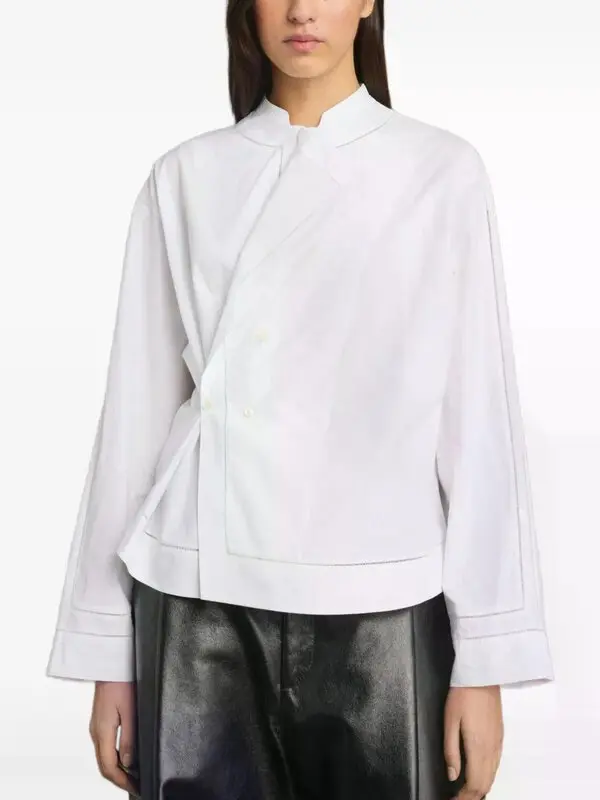 Soeur Lorraine Asymmetric-fastening Shirt