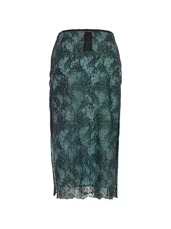 SEMICOUTURE Camilla Sequin-embellished Lace Midi Skirt