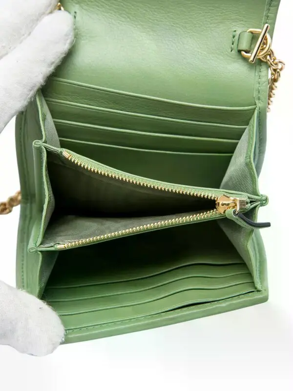 Gucci 2016-2026 Medium Calfskin Blondie Wallet On Chain Crossbody Bag - Green