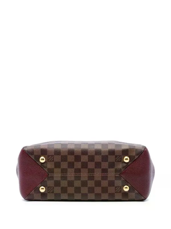 LOUIS VUITTON 2018 Damier Ebene Brittany Satchel - Red