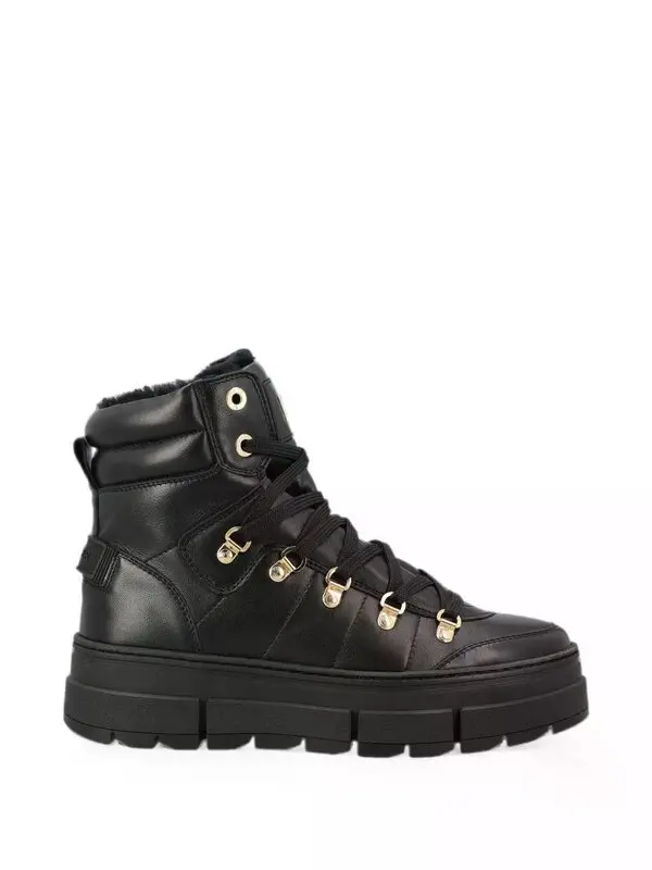 Bogner Leather Lace-up Ankle Boots