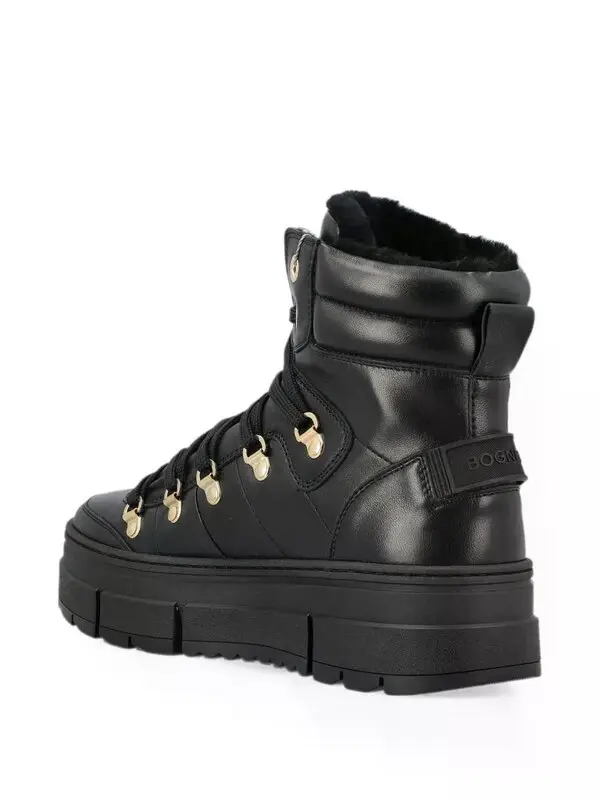 Bogner Leather Lace-up Ankle Boots