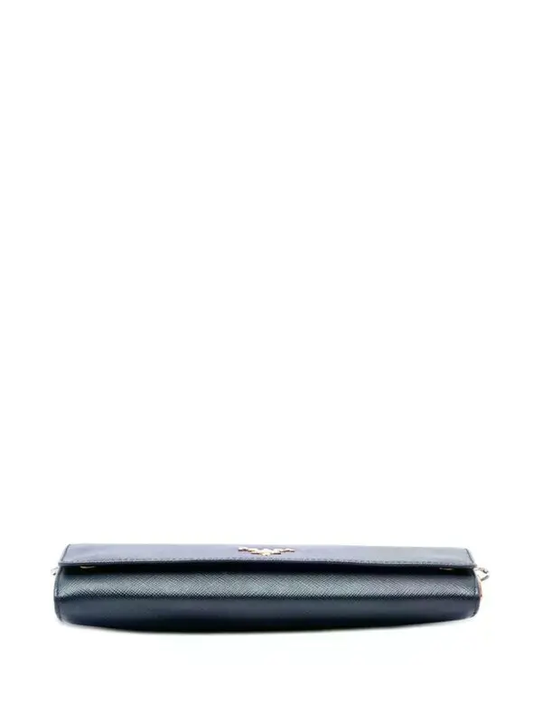 Prada 2013-2026 Saffiano Lux Wallet On Chain Crossbody Bag