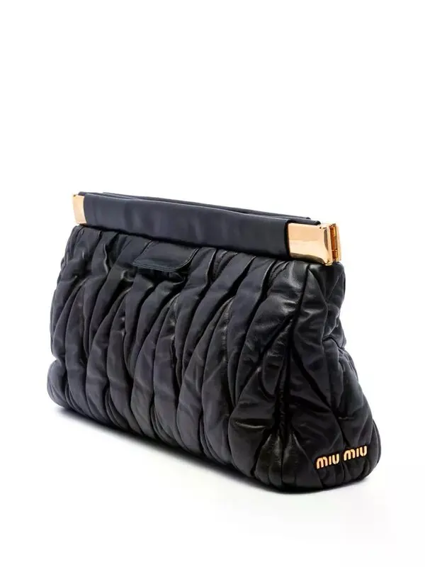 Miu Miu 2010-2026 Matelasse Nappa Frame Clutch Bag