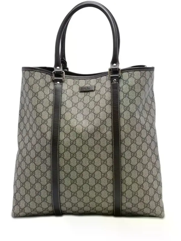 Gucci 2016-2026 Gg Supreme Joy Vertical Tote Bag - Neutrals