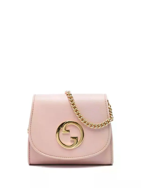 Gucci 2016-2026 Medium Calfskin Blondie Wallet On Chain Crossbody Bag - Pink