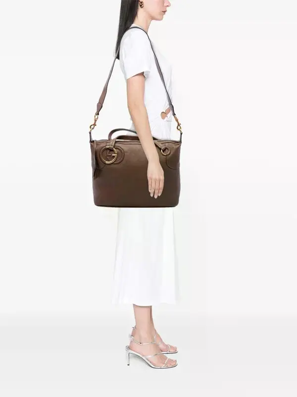 Gucci 2016-2026 Calfskin Twill Satchel
