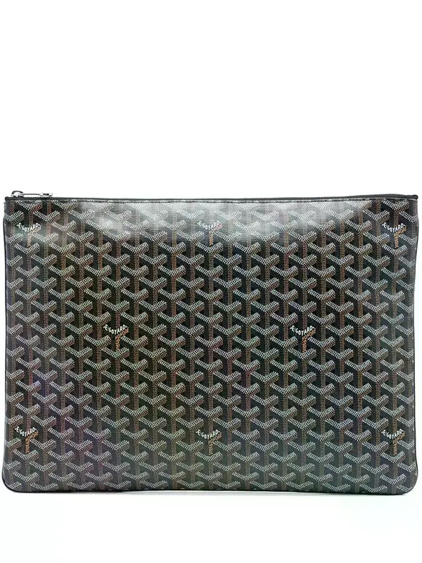 Goyard 2018 Goyardine Senat Gm Clutch Bag - Black