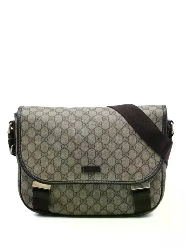 Gucci 2016-2026 Gg Supreme Crossbody Bag - Neutrals