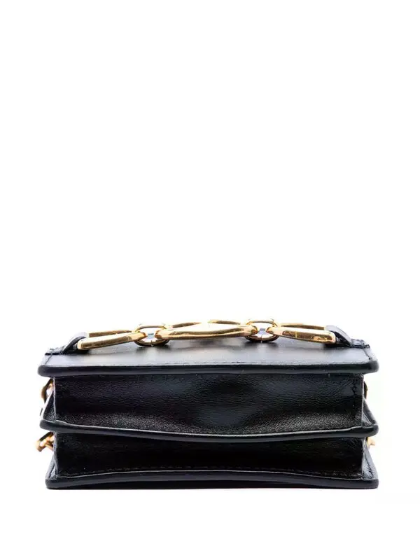 Celine 2020 Mini Smooth Calfskin Triomphe Maillon Wallet On Chain Crossbody Bag