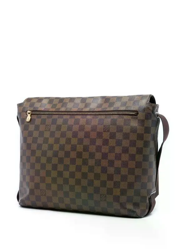 LOUIS VUITTON 2008 Damier Ebene Brooklyn Mm Crossbody Bag