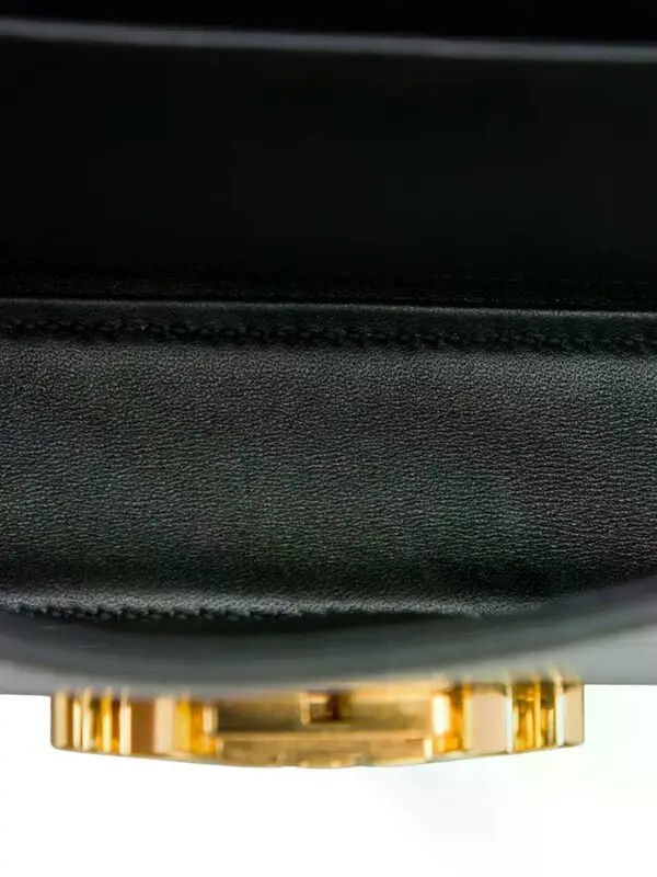 Celine 2021 Shiny Calfskin Triomphe Claude Shoulder Bag
