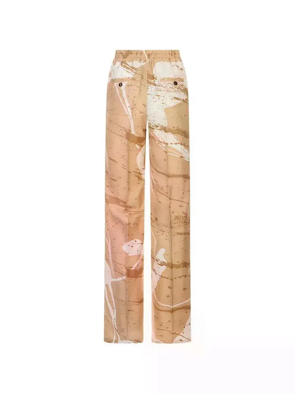 Kiton Paint-splatter Drawstring Trousers