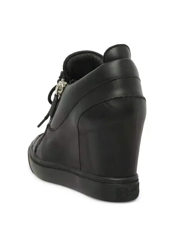 GIUSEPPE ZANOTTI Wedge-heel Zip-detail Sneakers