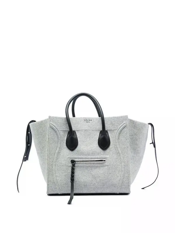 Celine 2013 Medium Felt Phantom Luggage Tote Bag