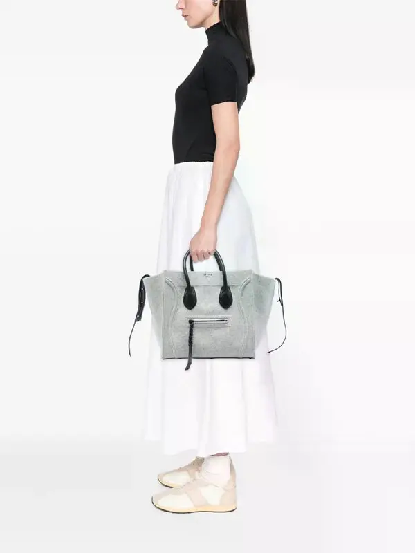 Celine 2013 Medium Felt Phantom Luggage Tote Bag