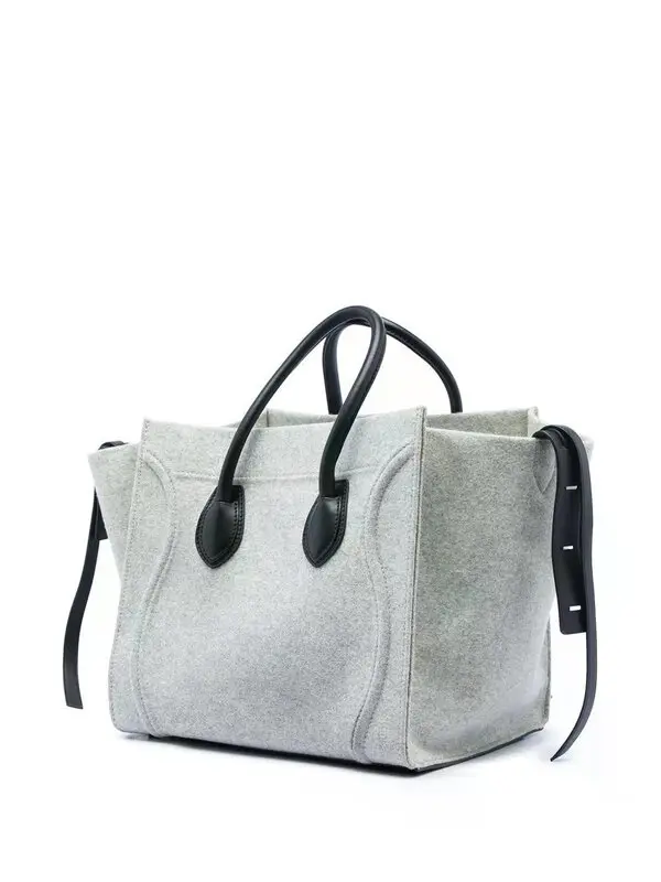 Celine 2013 Medium Felt Phantom Luggage Tote Bag