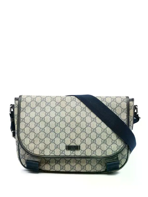 Gucci 2000-2015 Gg Supreme Crossbody Bag - Neutrals