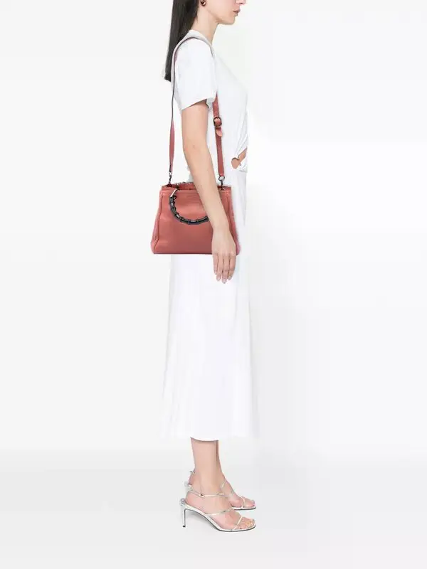 Gucci Bamboo Shopper Satchel - Pink
