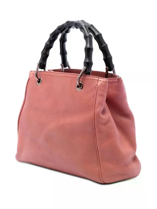 Gucci Bamboo Shopper Satchel - Pink