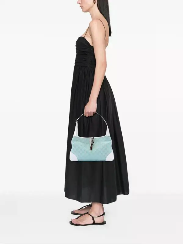Gucci 2000-2015 Gg Canvas Jackie Hobo Shoulder Bag - Blue