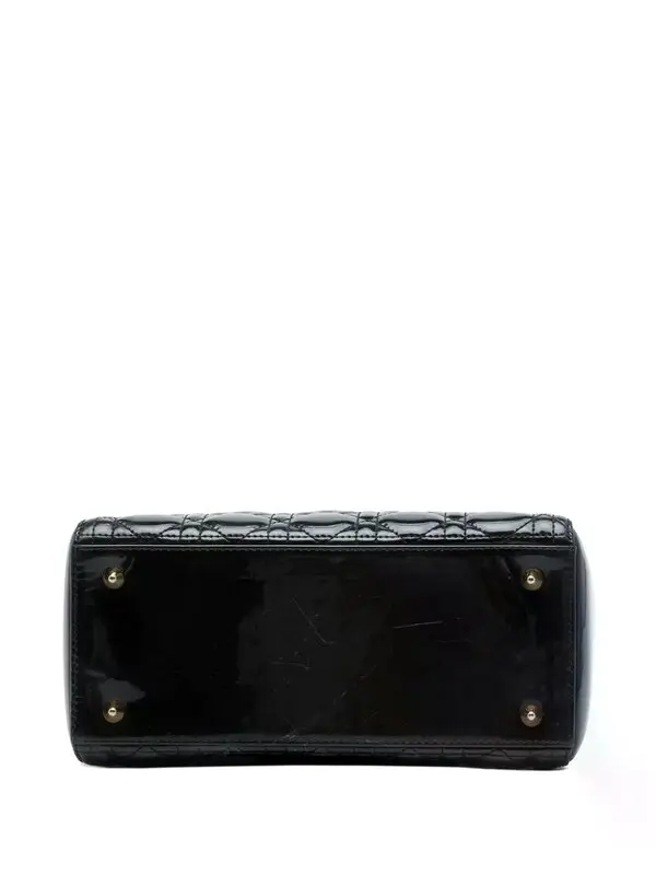 Dior 2012 Medium Patent Cannage Lady Satchel