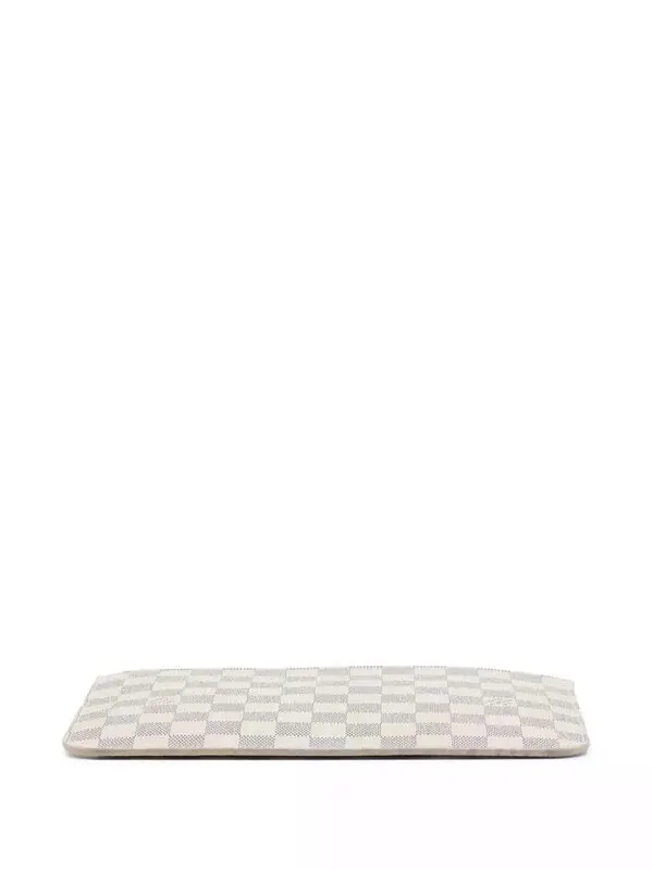LOUIS VUITTON 2018 Damier Azur Neverfull Mm Pouch