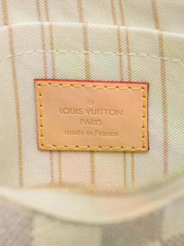 LOUIS VUITTON 2018 Damier Azur Neverfull Mm Pouch
