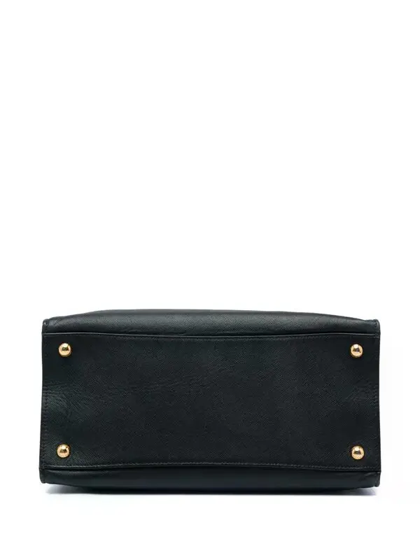 Prada 2010-2026 Saffiano Soft Triple Pocket Tote Satchel
