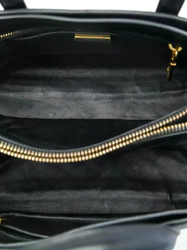 Prada 2010-2026 Saffiano Soft Triple Pocket Tote Satchel