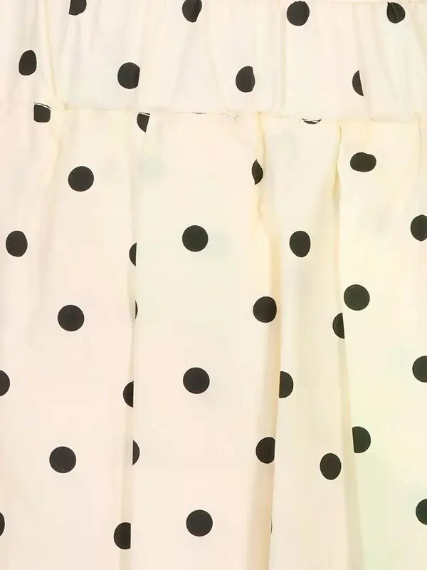 MSGM Polka-dot Pleated Skirt
