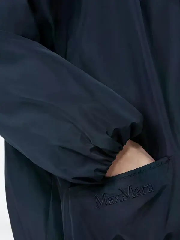 Max Mara Drawstring-neck Elasticated-hem Jacket