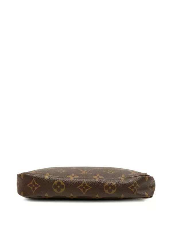 LOUIS VUITTON 2001 Monogram Pochette Accessoires Shoulder Bag - Brown