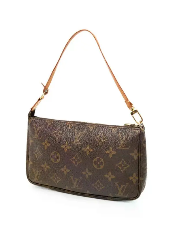 LOUIS VUITTON 2002 Monogram Pochette Accessoires Shoulder Bag