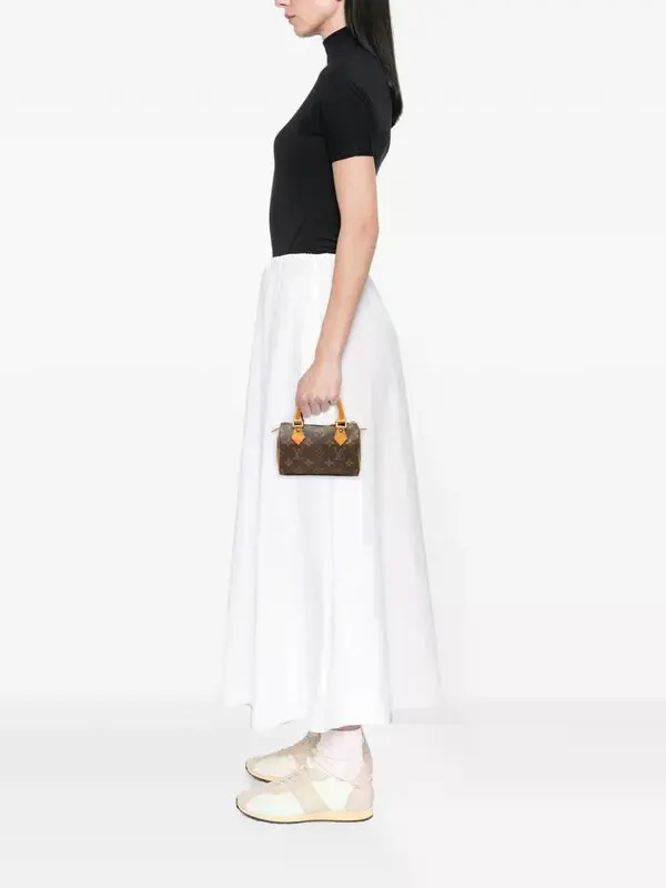 LOUIS VUITTON Monogram Mini Speedy Hl Satchel